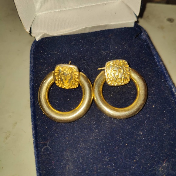 Anne Klein | Jewelry | Gorgeous Vintage Anne Klein Lion Door Knocker ...